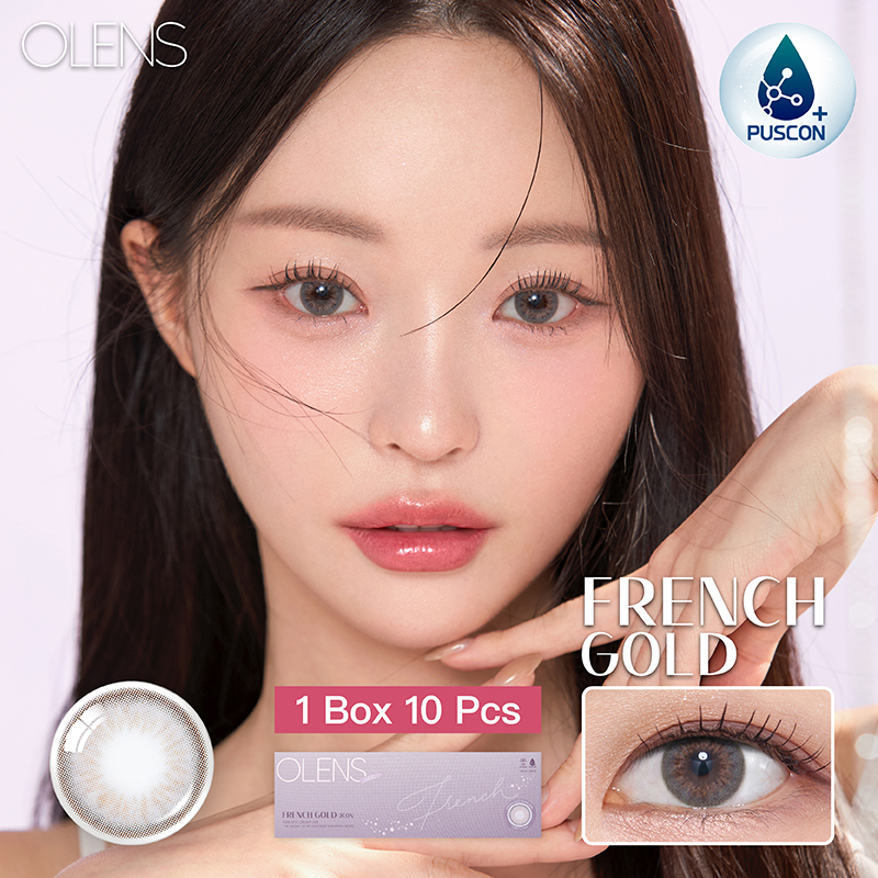 OLENS - OLENS French Gold 3con Gray｜1 Day 10片盒裝｜日拋彩色隱形眼鏡
