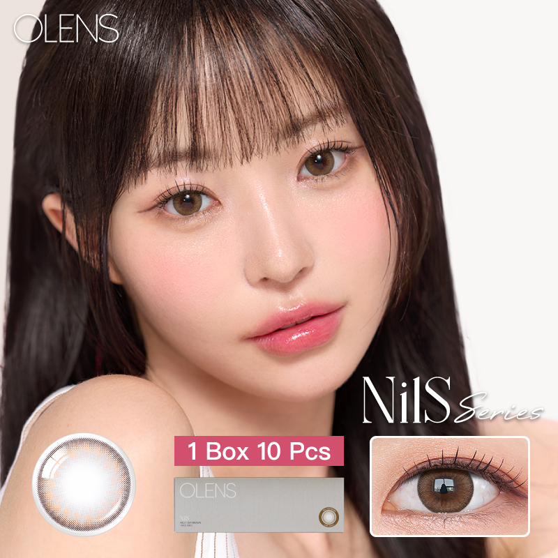 大眼輕混血款｜明顯放大｜NilS 啡色｜OLENS Color Con