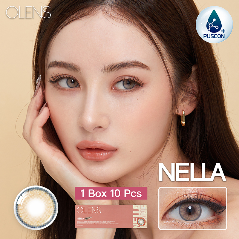 OLENS - OLENS Nella Ash Beige｜1 Day 10片盒裝｜日拋彩色隱形眼鏡