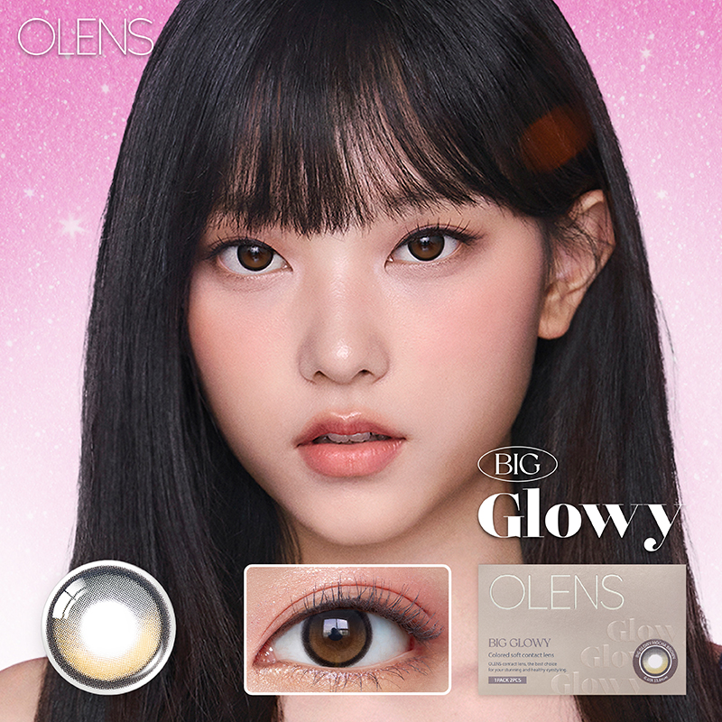 OLENS - OLENS Big Glowy 1 Month Mocha Brown 2片盒裝